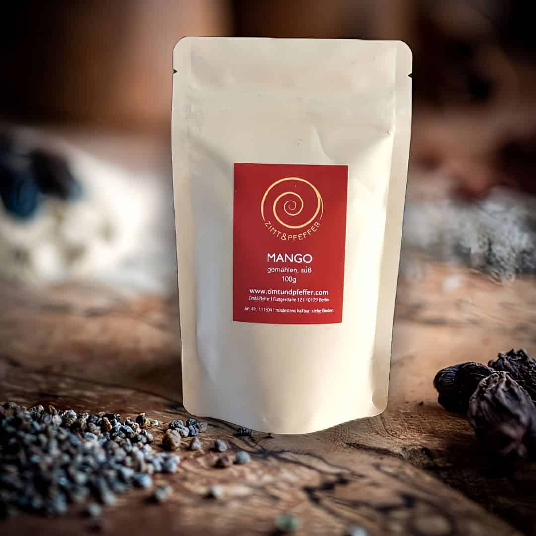 Mango Pulver kaufen – Mango Fruchtpulver naturrein | Zimt&Pfeffer